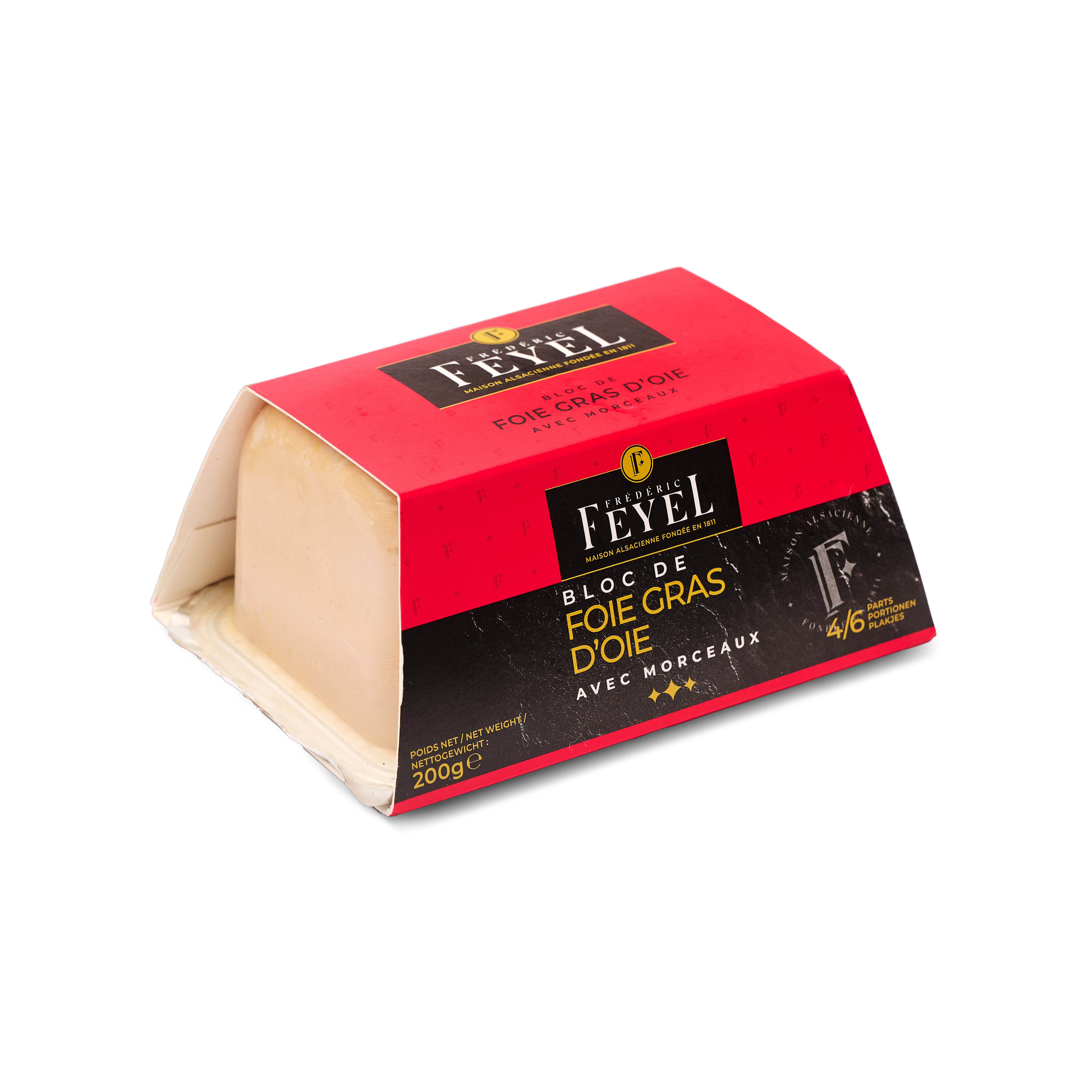 Bloc de Foie Gras d'Oie 30% morceaux – Feyel