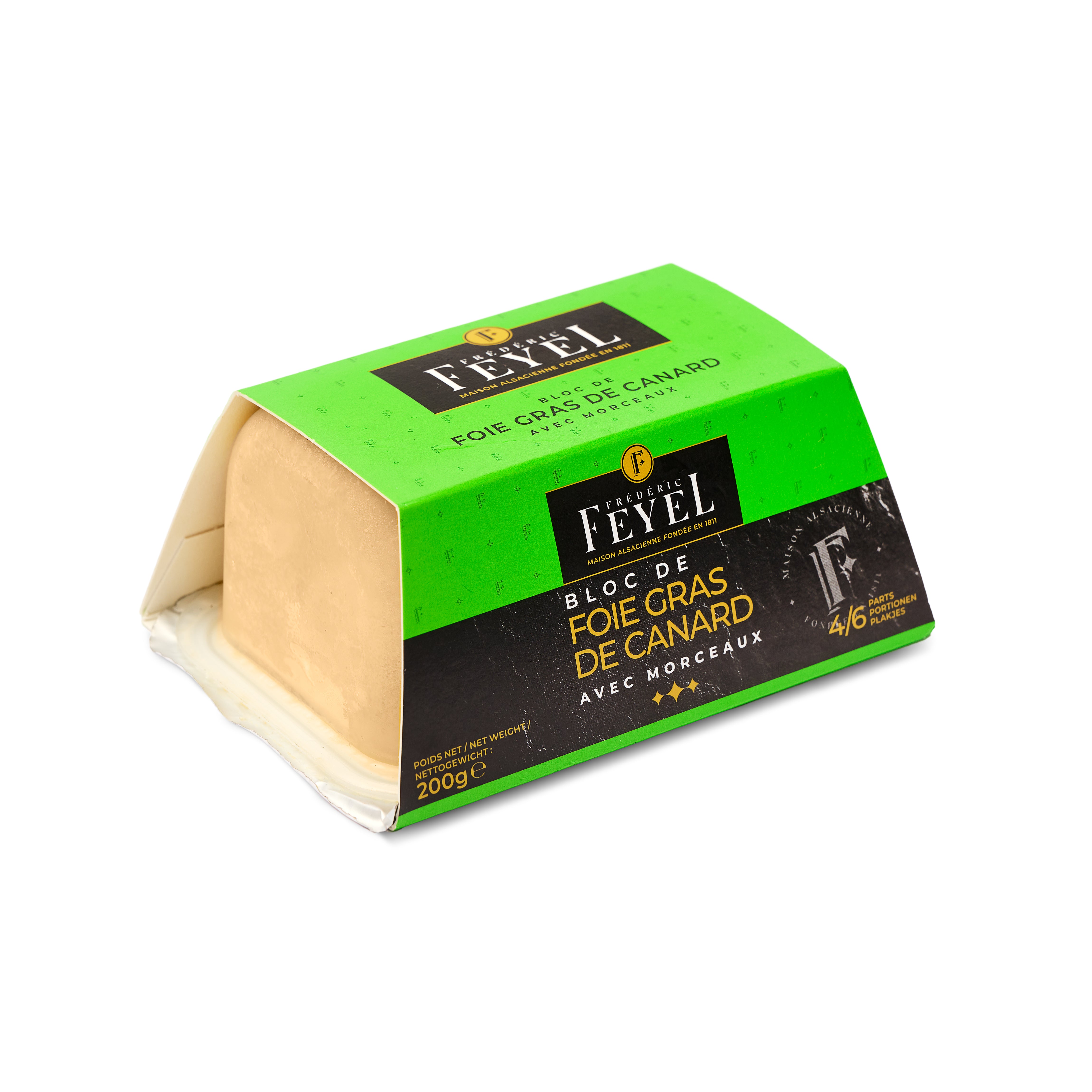 Bloc de Foie Gras de Canard 30% morceaux - Maison Alsacienne Feyel