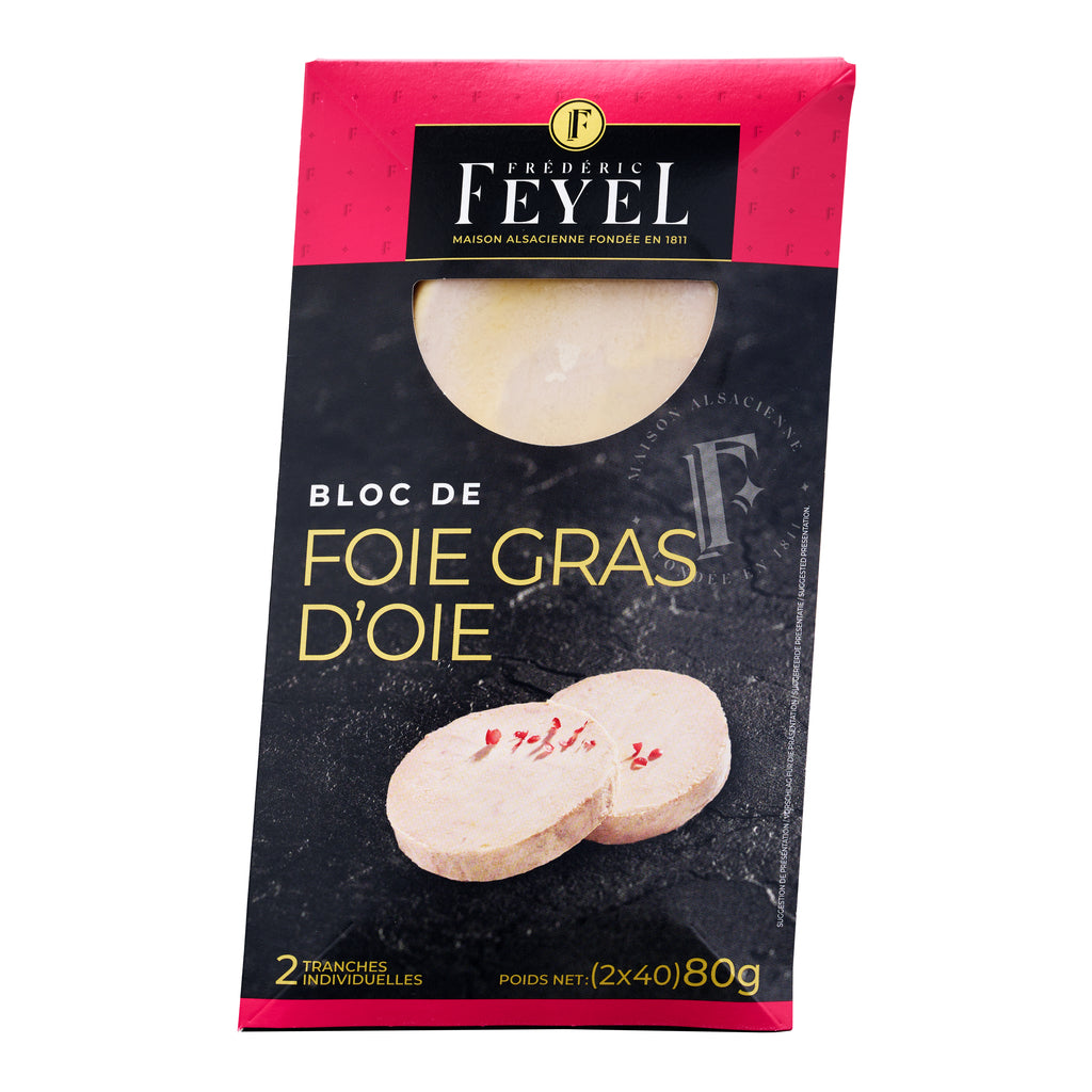Duo bloc de Foie Gras d'Oie - Maison Alsacienne Feyel