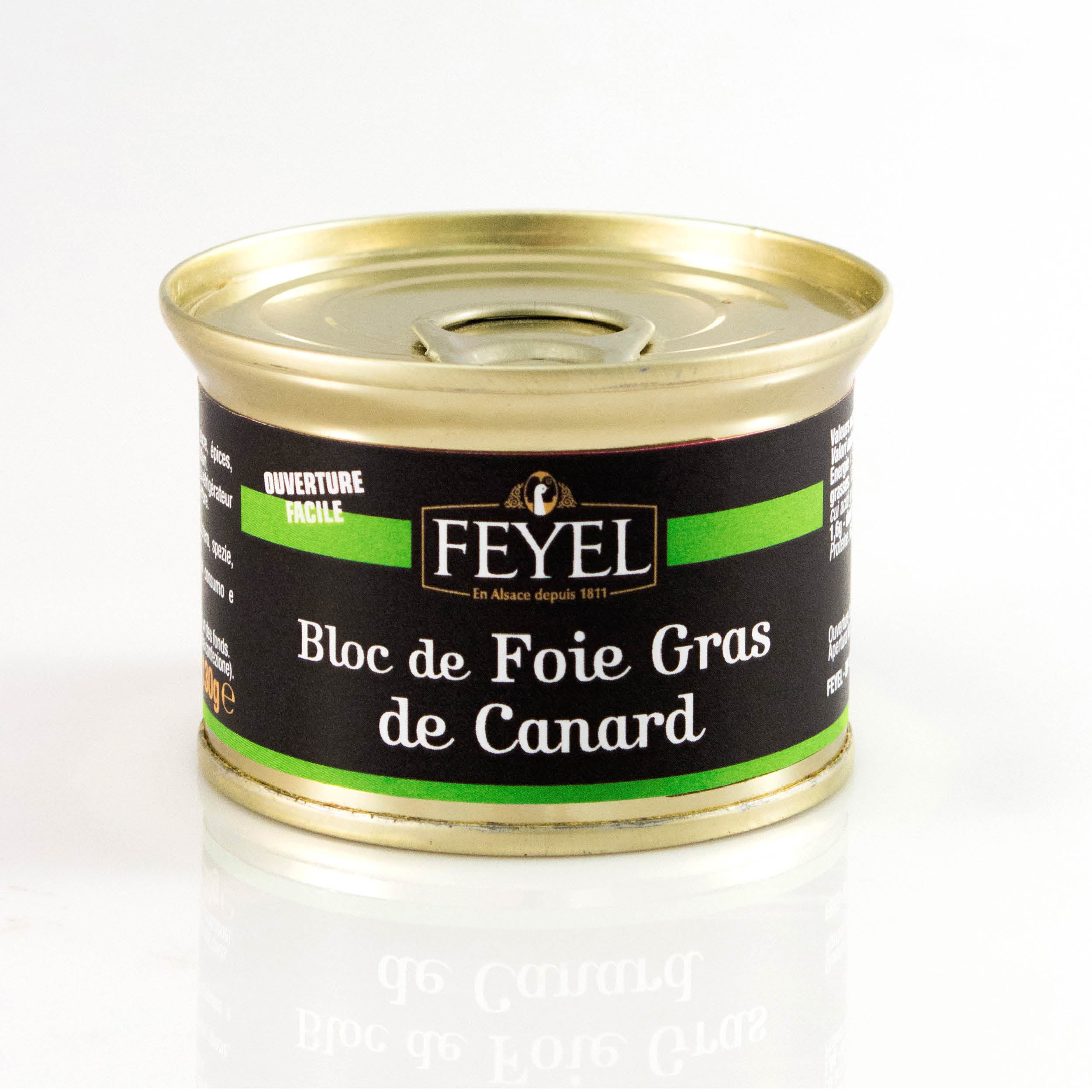 Bloc de Foie Gras de Canard 130g conserve - Artisanat de Tradition – Feyel